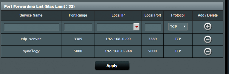 Configuring port forwarding in Asus - CLnet Solution Sdn Bhd